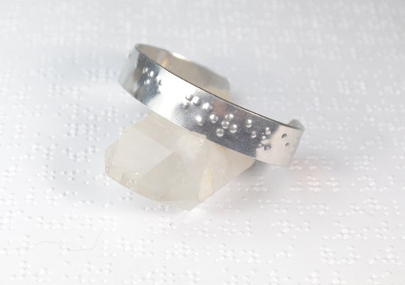 Custom braille bracelet store