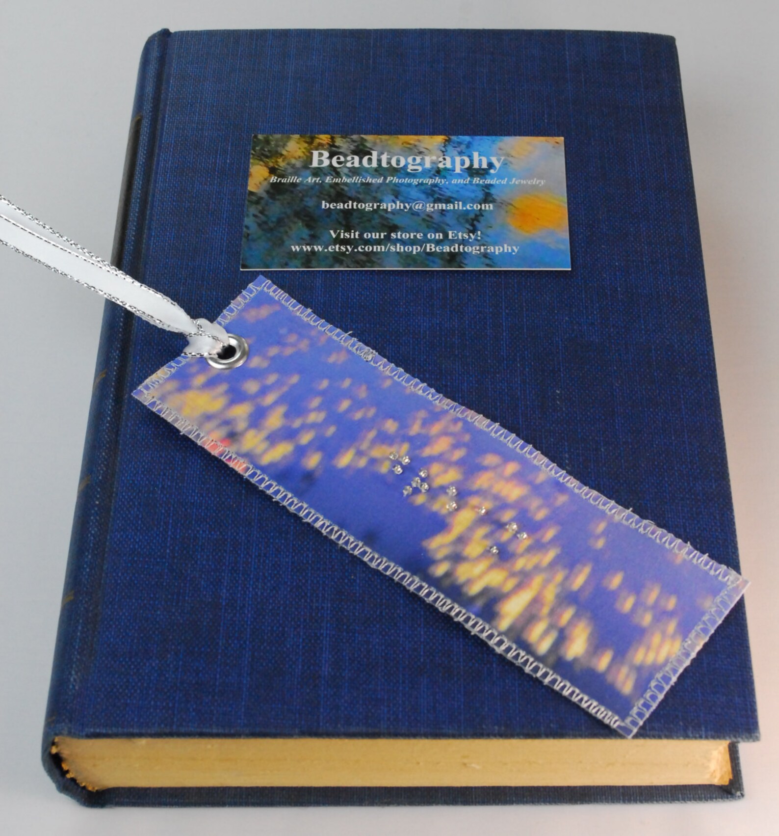 Braille Bookmark Unique Bookmark Rain Bookmark Dream - Etsy