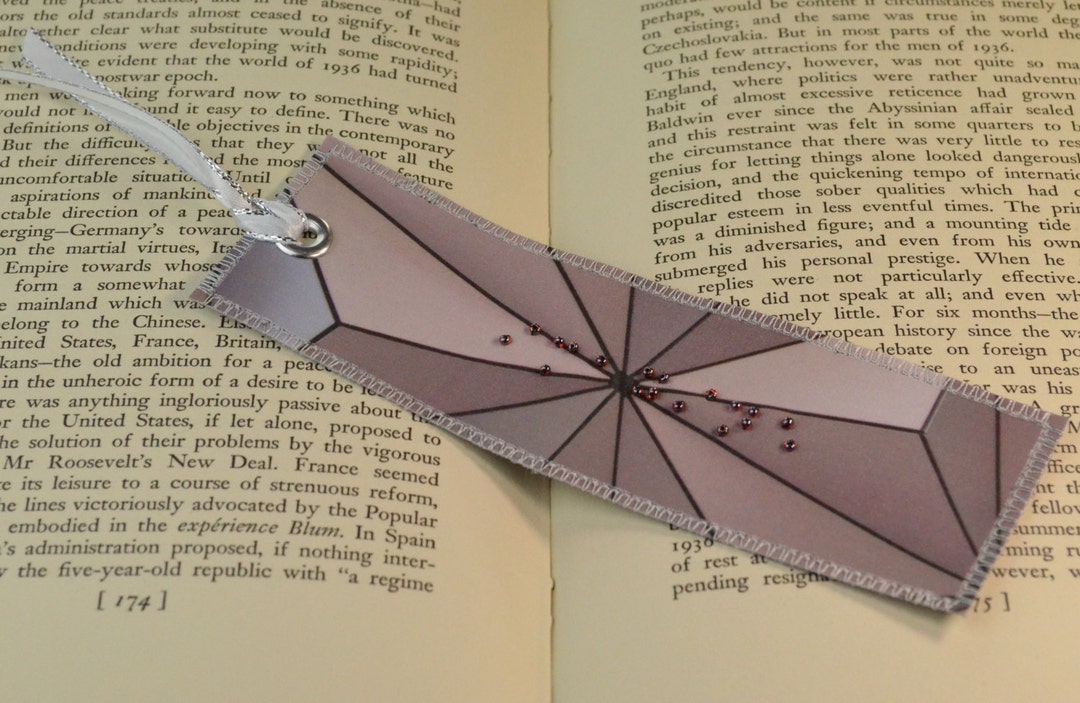 Braille Bookmark, Unique Bookmark, Abstract Bookmark, Imagine Bookmark ...