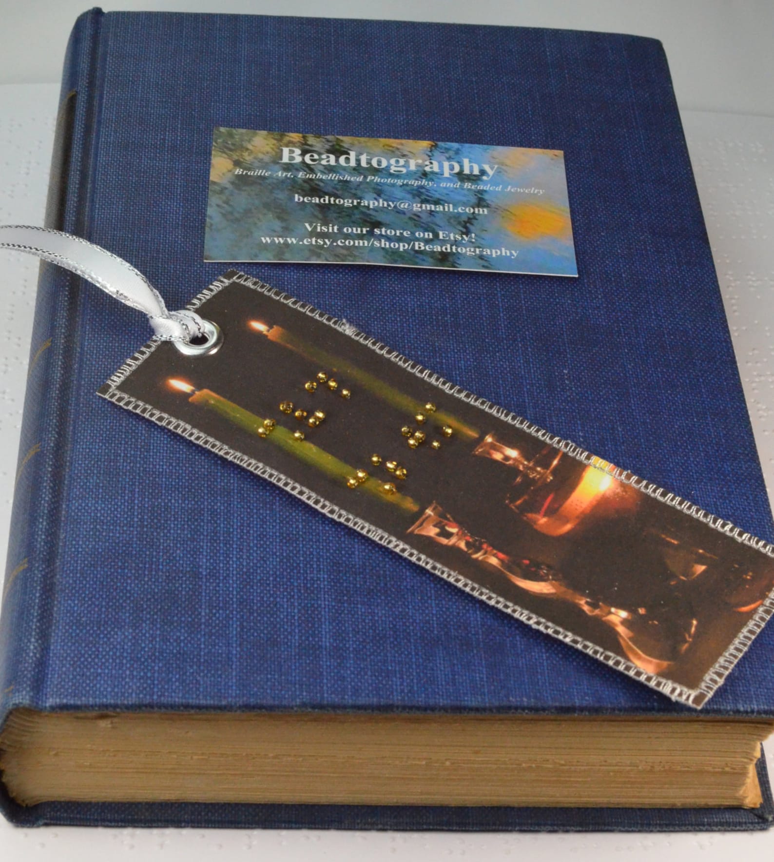 Hebrew Braille Bookmark Shabbat Bookmark Unique Bookmark - Etsy