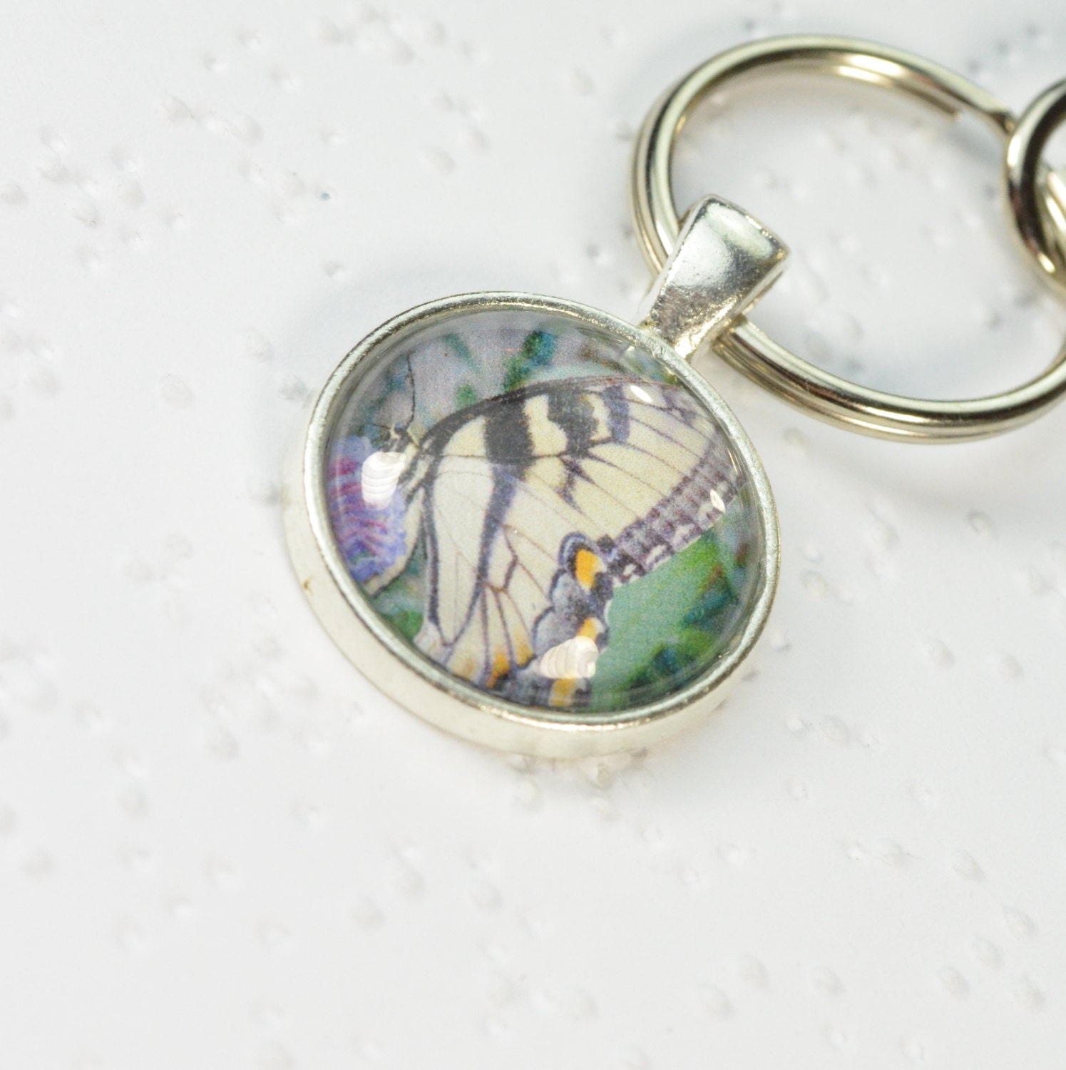 Photo Keychain Butterfly Keychain Photography Keychain - Etsy