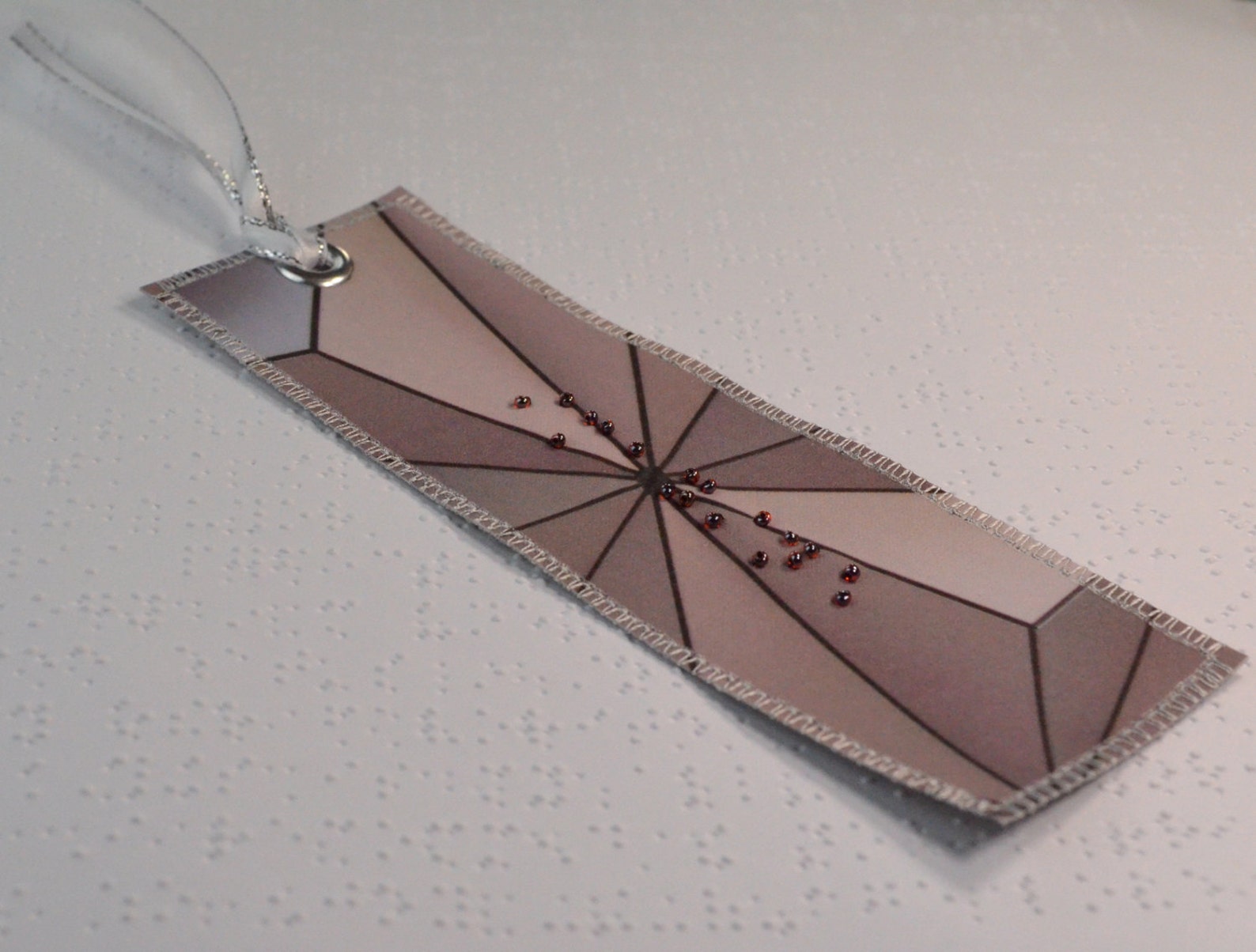 Braille Bookmark Unique Bookmark Abstract Bookmark Imagine | Etsy