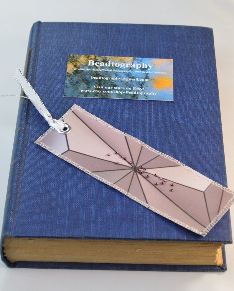 Braille Bookmark Unique Bookmark Abstract Bookmark Imagine | Etsy