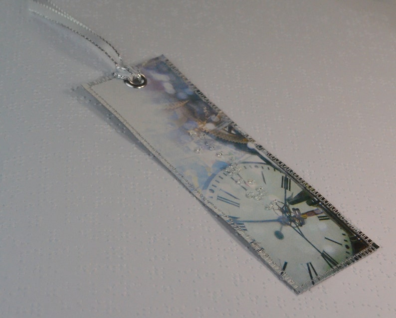 Braille Bookmark Unique Bookmark Clock Bookmark Imagine - Etsy
