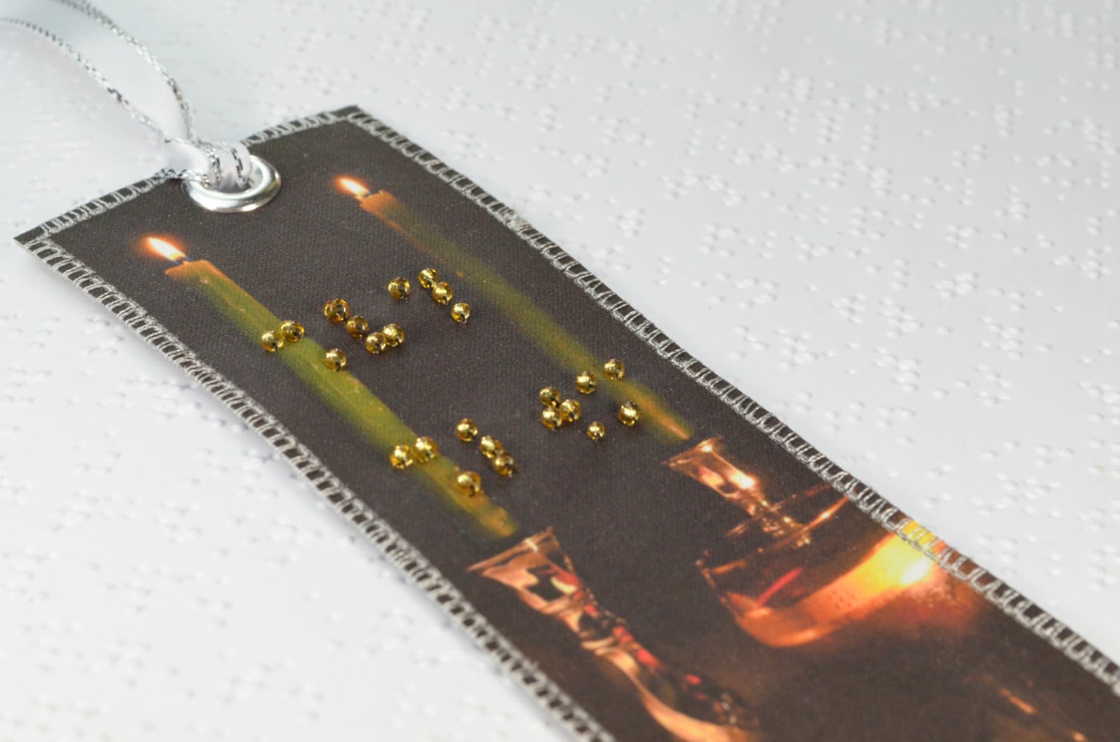 Hebrew Braille Bookmark Shabbat Bookmark Unique Bookmark - Etsy