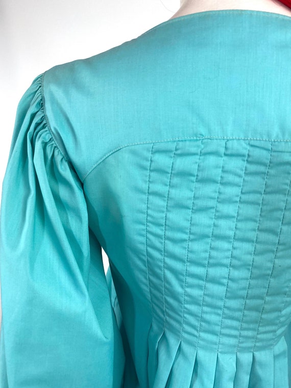 1970s vintage Alan Gilby billowing balloon sleeve tun… - Gem