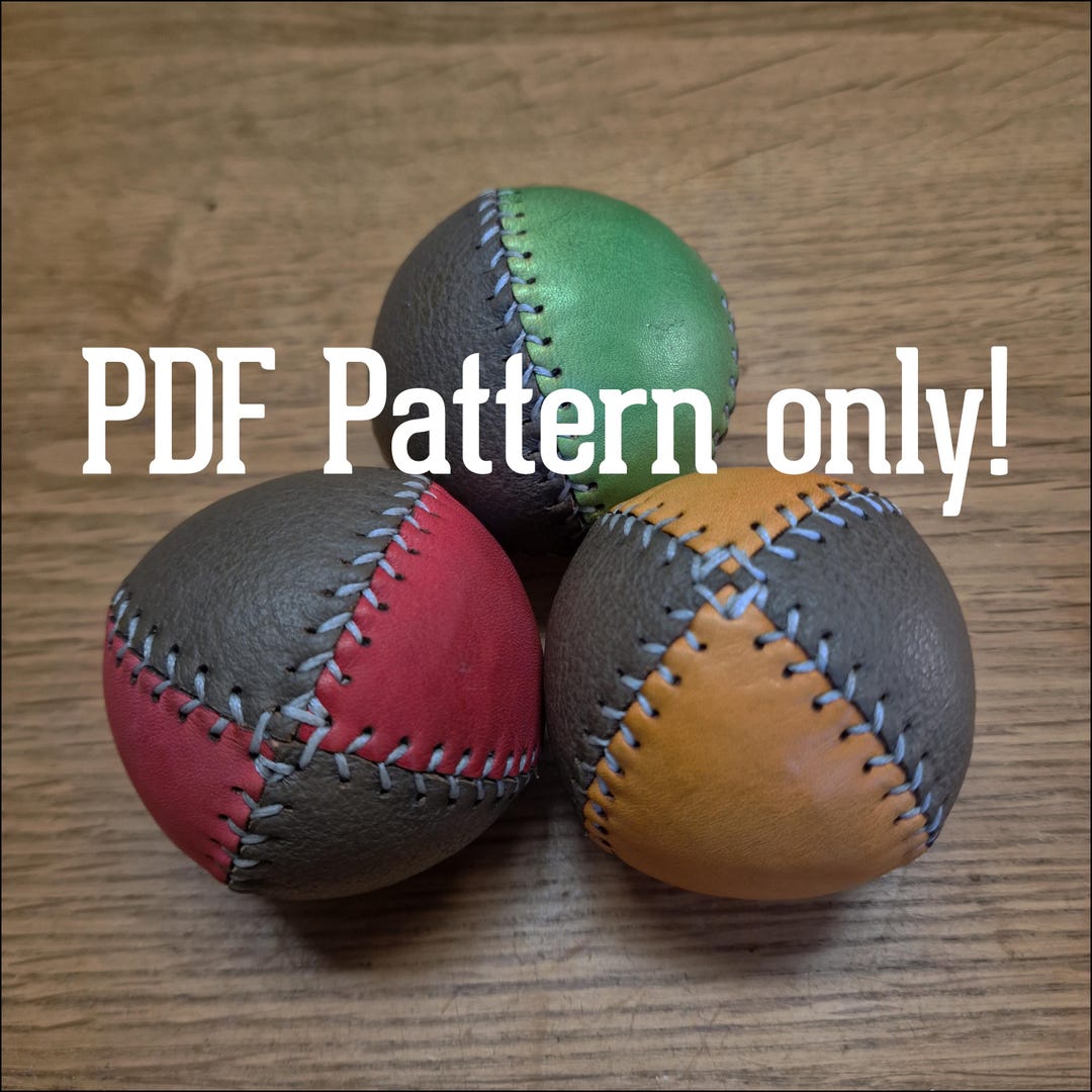 Leather Balls Pattern Only (4 Panels) - Etsy
