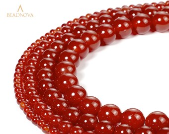 Round Agate Beads | Etsy