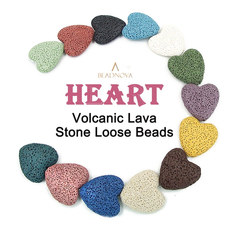Heart Shape Rock Necklace - Etsy