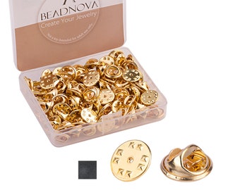 Gold Butterfly Clutches Backings Backs Clasp for Enamel Lapel - Etsy