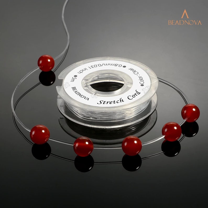 BEADNOVA DIY Starter Kit 0.8mm Stretch Jewelry Cord Elastic - Etsy UK
