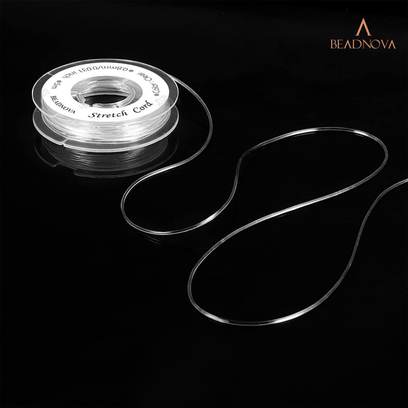 BEADNOVA DIY Starter Kit 0.8mm Stretch Jewelry Cord Elastic - Etsy UK