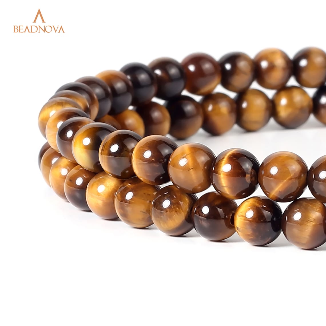 Natural Yellow Tiger Eye Beads 4mm 6mm 8mm 10mm 12mm Crystal Beads ...