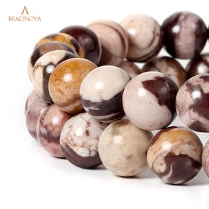 Natural Australian Zebra Jasper Iaspi Brown Spotted Stone Gemstone ...