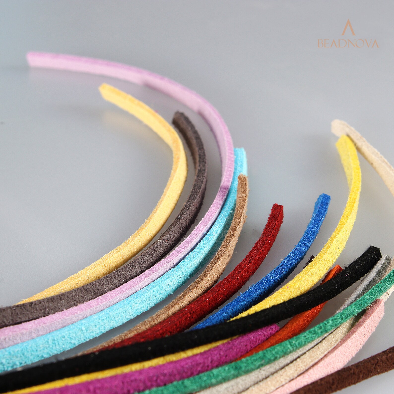 Flat Leather Cord Fiber Lace Faux Leather Suede Cords Leather Strip ...