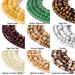 Natural Gemstone Beads Round Smooth Matte Loose Beads Stone Agate ...