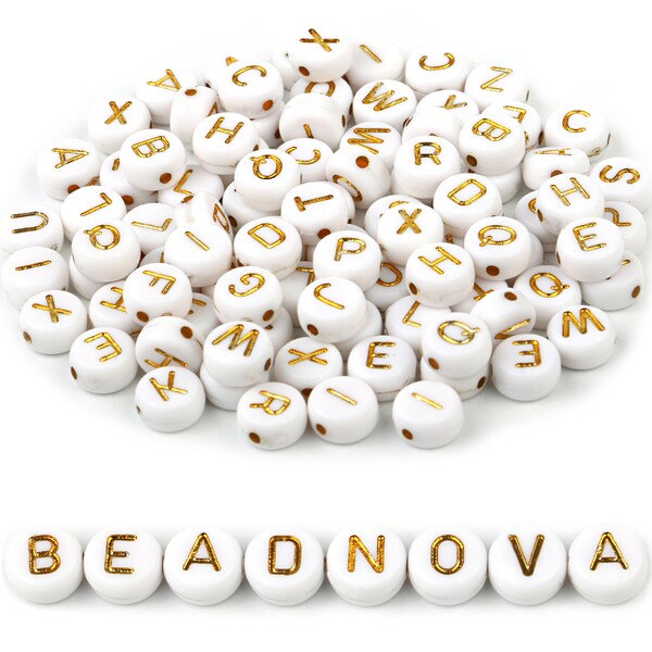 Alphabet Beads - Etsy