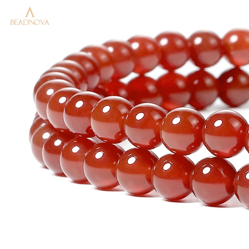 Red Agate Beads AAA Grade Round Loose Beads for Jewelry Making - Etsy