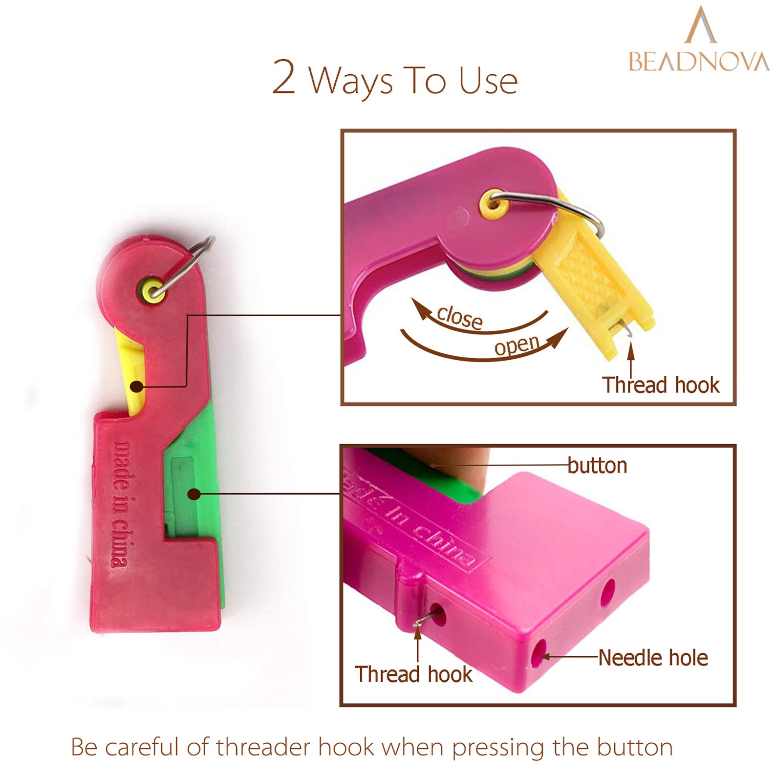 Automatic Needle Threader Sewing Machine Auto Needlepoint Threaders for ...