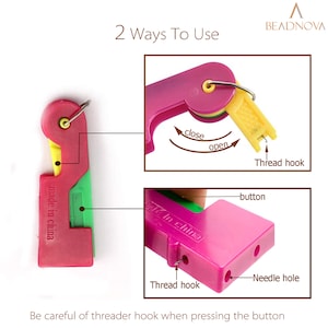 Automatic Needle Threader Sewing Machine Auto Needlepoint Threaders for ...