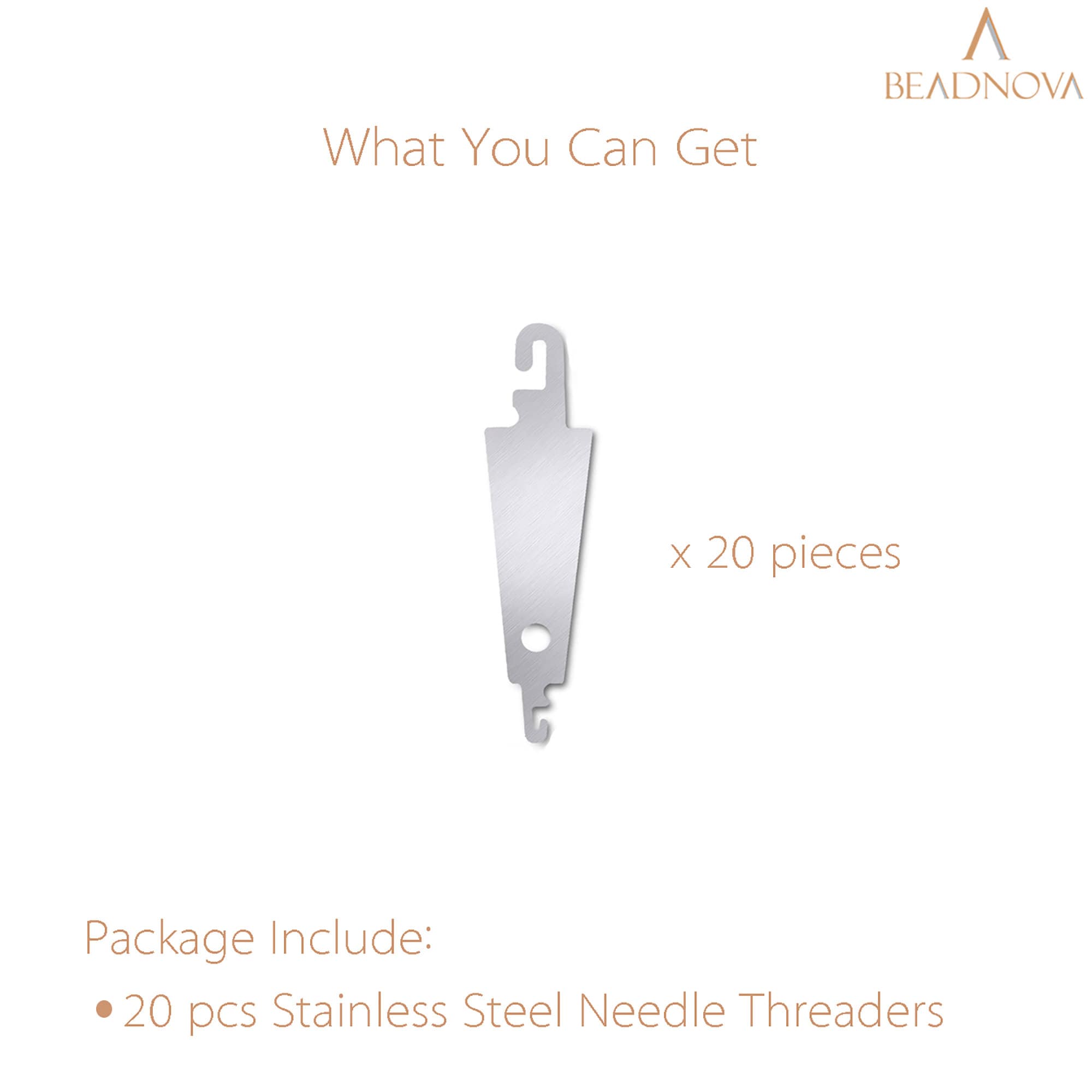 Stainless Steel Needle Threader 20pcs Sewing Machine Needle Threaders ...