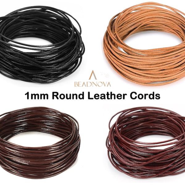 1mm Leather Cord - Etsy