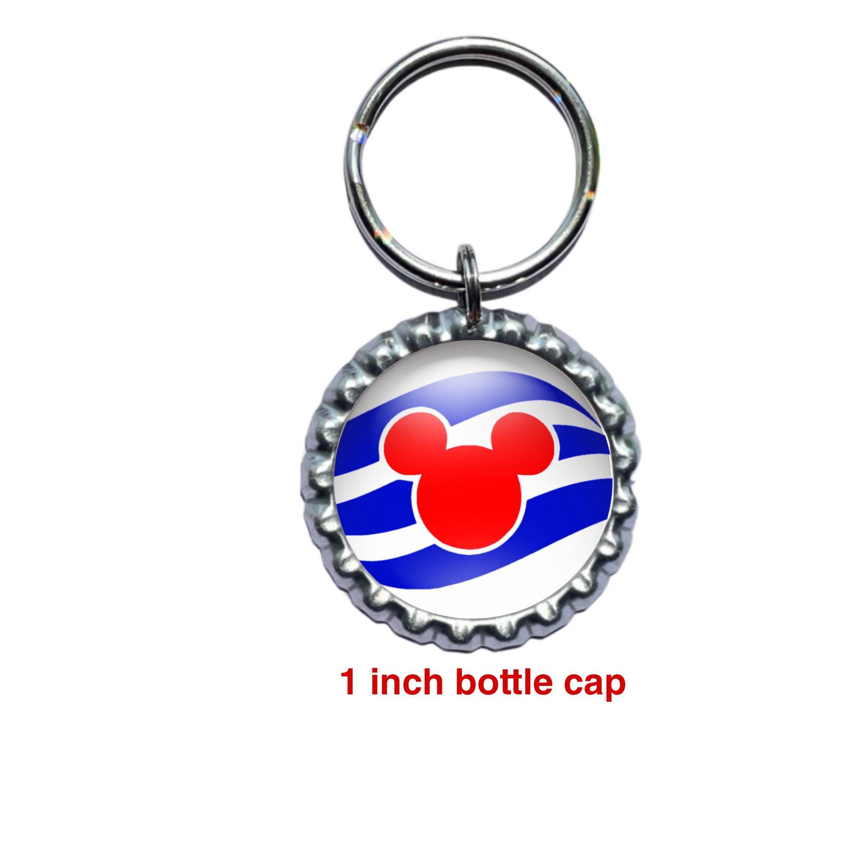 Fish Extender DCL Logo Disney Keychain Keyring Stocking - Etsy