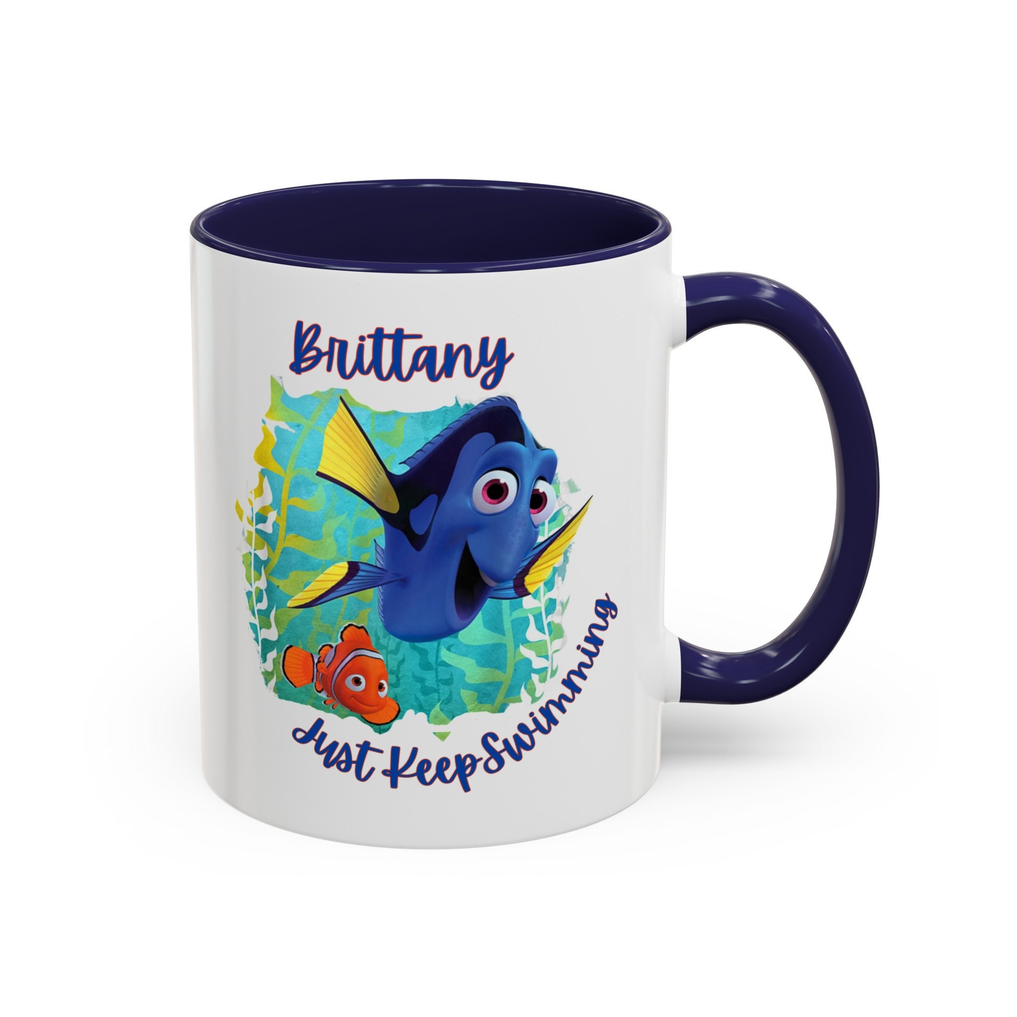 Personalized Finding Nemo and Dory Coffee Mug 11oz Different Colors ...