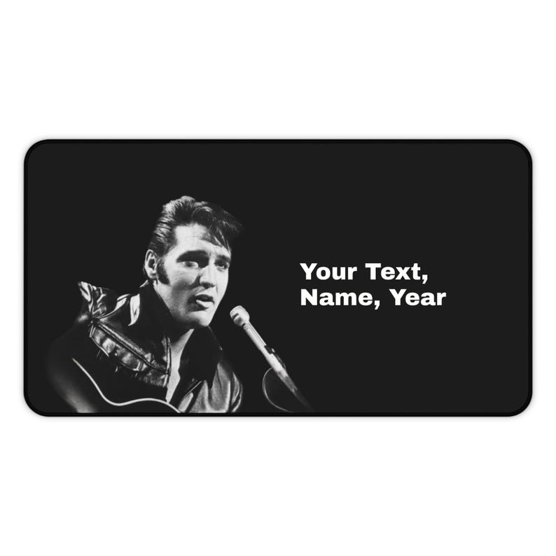 Elvis Presley Mouse Pad - Retro Singer Desk Mat for Cute Office Decor ...