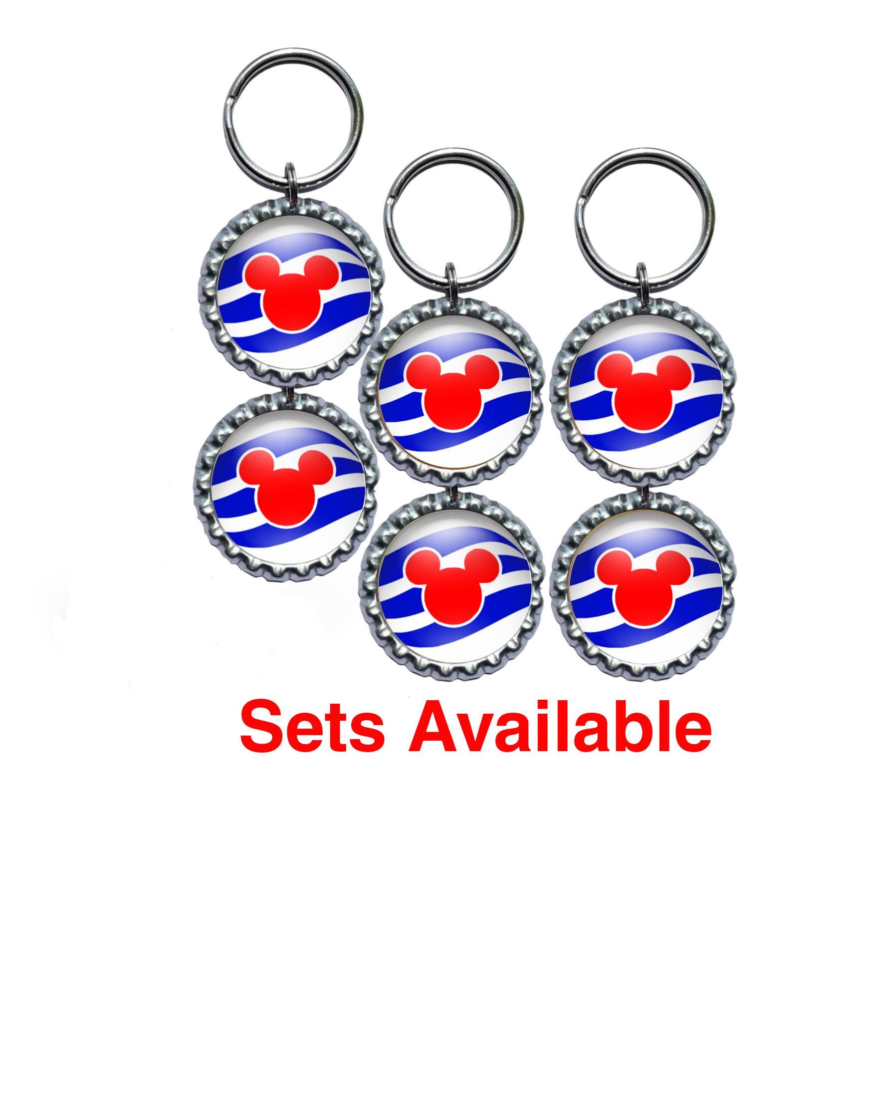 Fish Extender DCL Logo Disney Keychain Keyring Stocking - Etsy