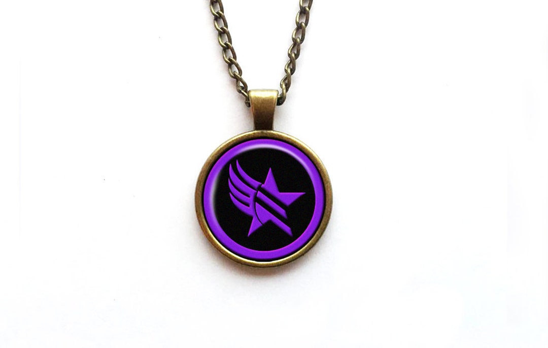 Necklace Mass Effect Paragon Renegade Symbol Mix Etsy