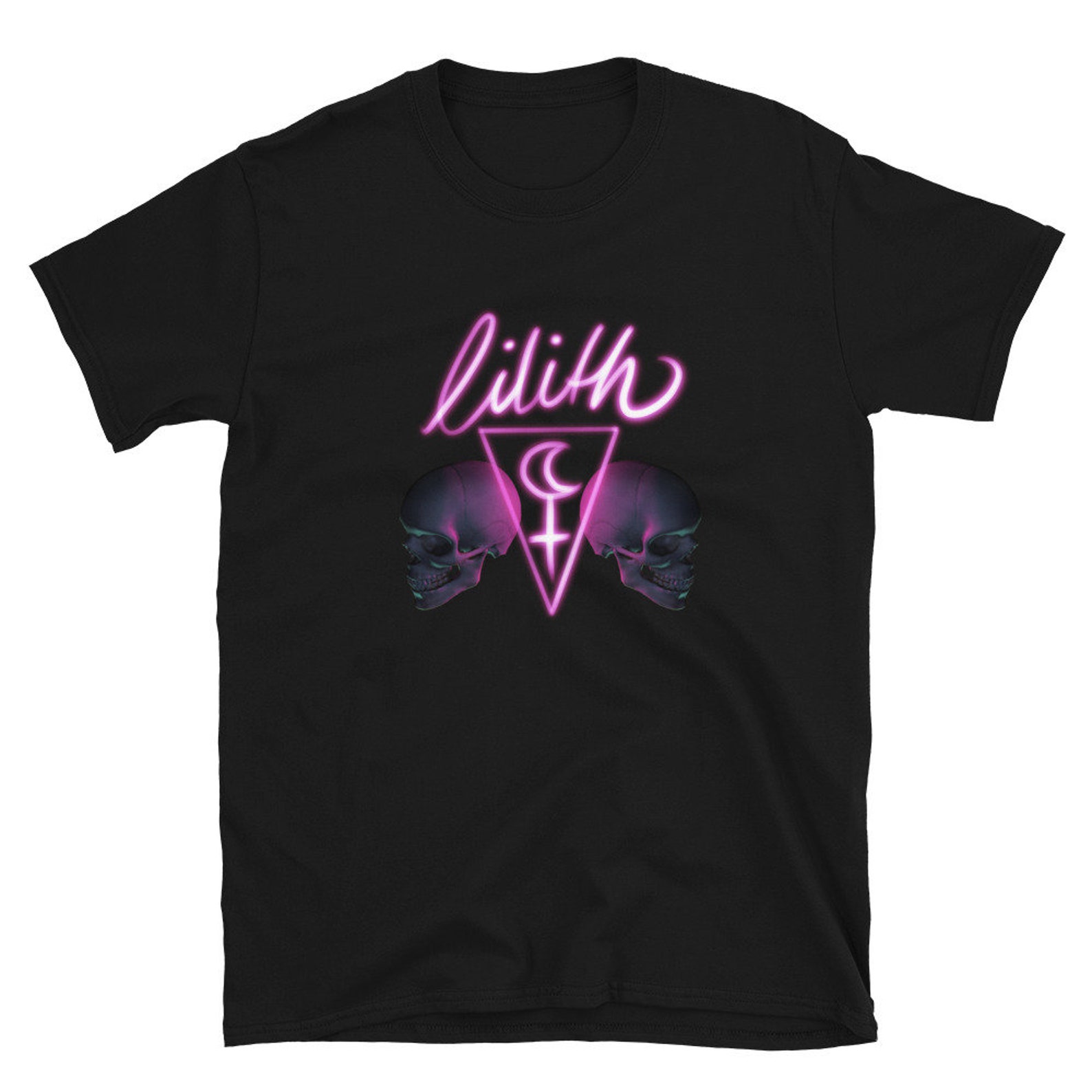 Live As Lilith Short-Sleeve Unisex T-Shirt Neon Pink Tee | Etsy