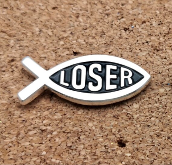 Loser Enamel Pin Badge - Etsy