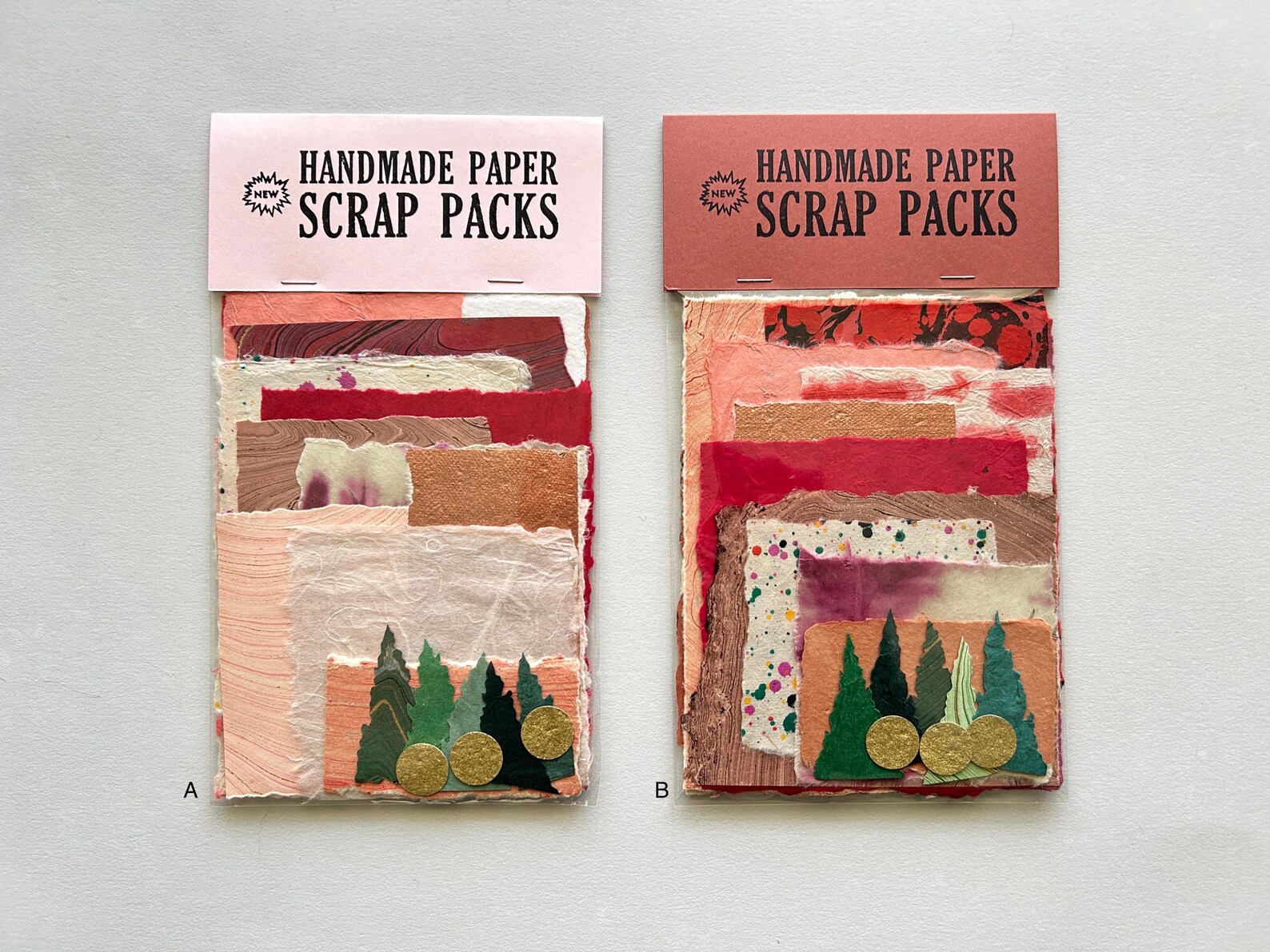 Handmade Paper Scrap Pack, Collage Kit, Craft Kit, DIY - Etsy