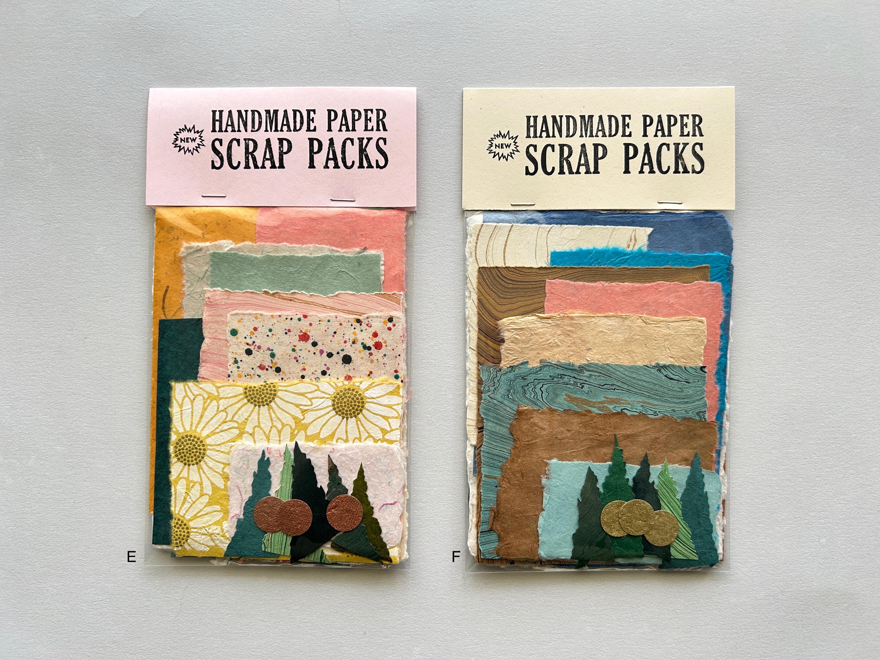 Handmade Paper Scrap Pack, Collage Kit, Craft Kit, DIY - Etsy