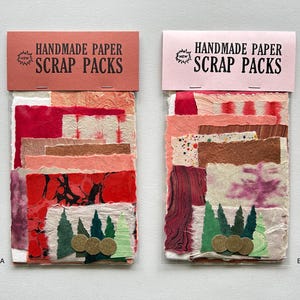 Handmade Paper Scrap Pack, Collage Kit, Craft Kit, DIY - Etsy