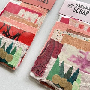 Handmade Paper Scrap Pack, Collage Kit, Craft Kit, DIY - Etsy