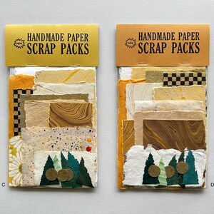 Handmade Paper Scrap Pack, Collage Kit, Craft Kit, DIY - Etsy