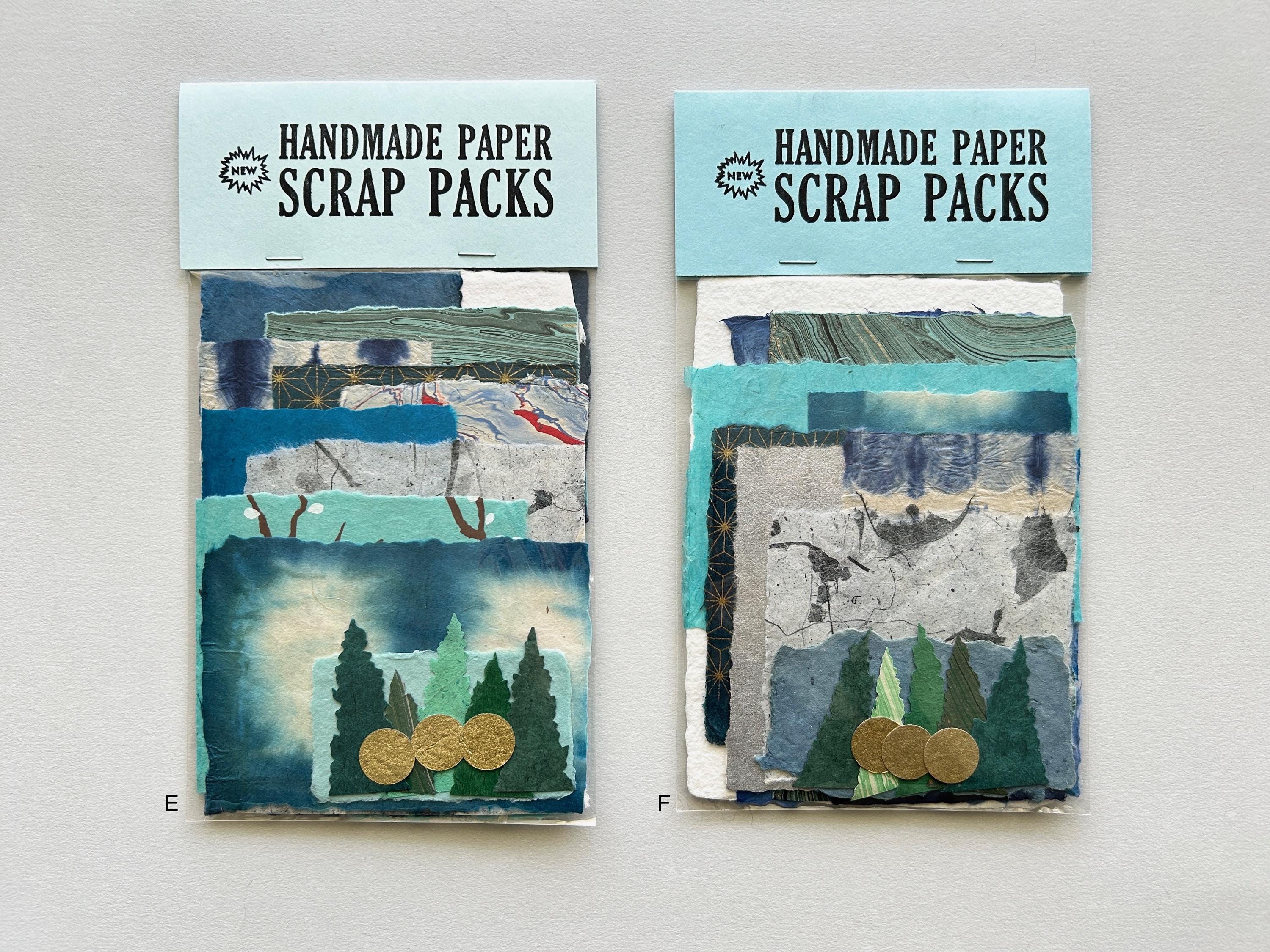 Handmade Paper Scrap Pack, Collage Kit, Craft Kit, DIY - Etsy