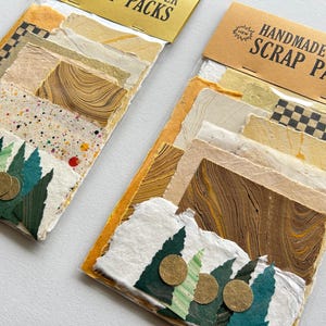 Handmade Paper Scrap Pack, Collage Kit, Craft Kit, DIY - Etsy