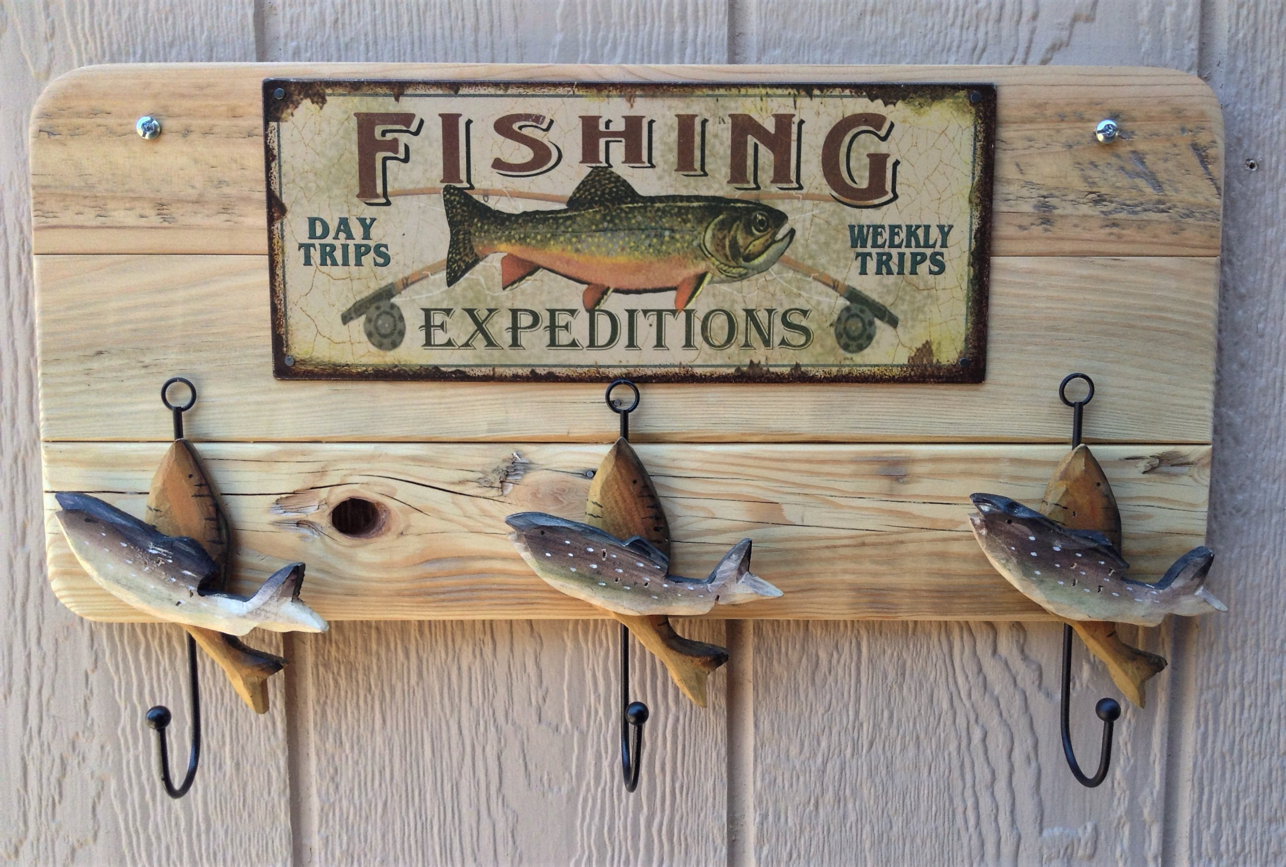 Rustic Hat Rack / Coat Rack made with Recycled Pallet Wood | Etsy