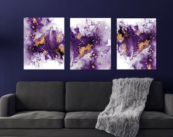Three Panel Wall Art - Etsy