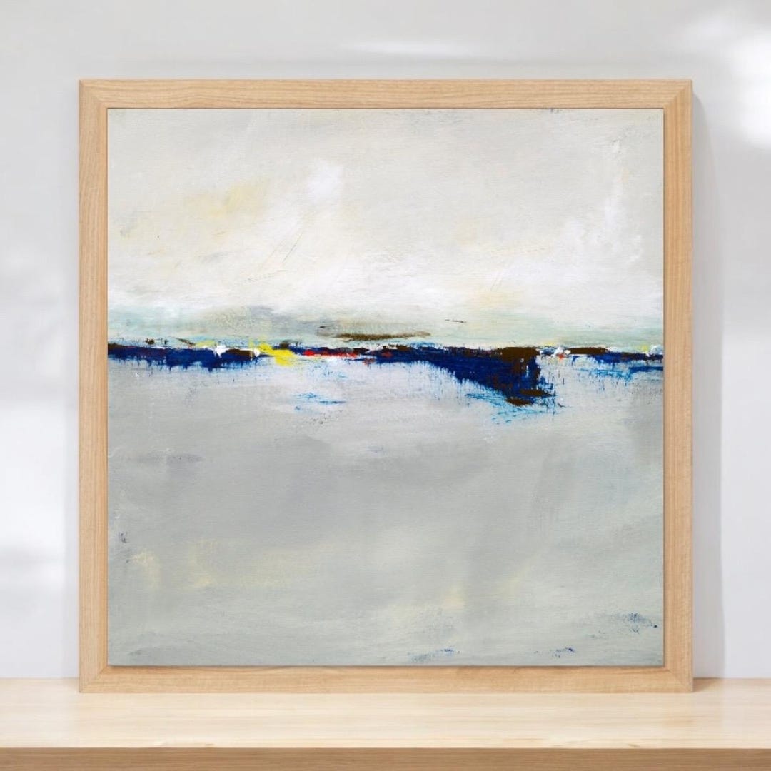 Minimalist Landscape Print, Abstract Landscape Print, Modern Art, Large ...