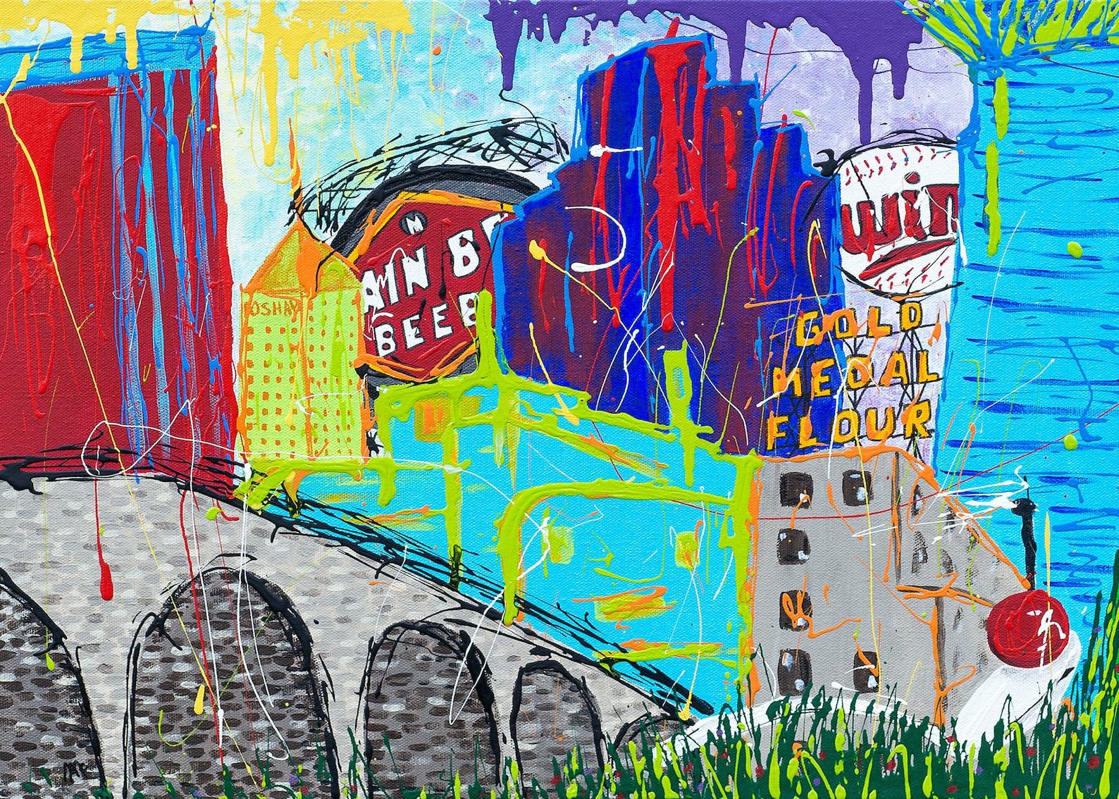 Printable Minnesota Themed Art Minneapolis Minnesota Iconic | Etsy