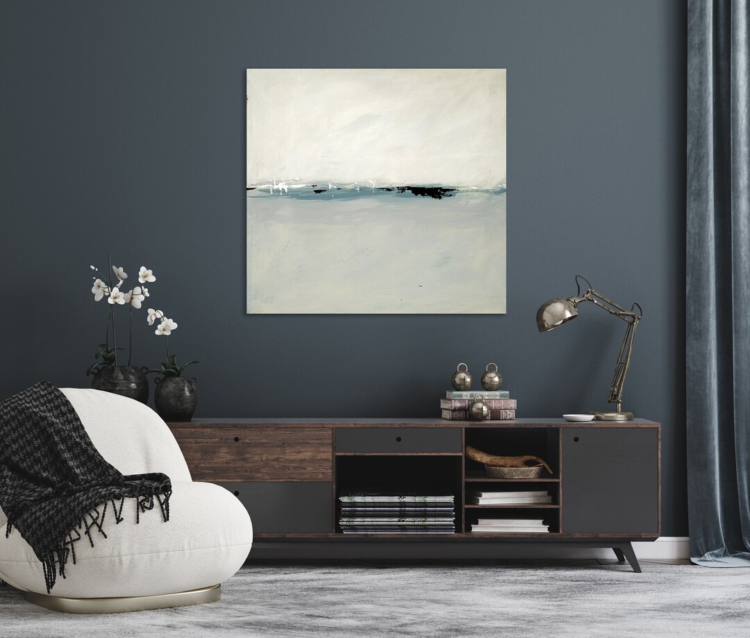 Abstract Landscape Print, Large Canvas Print, Large Abstract Landscape ...