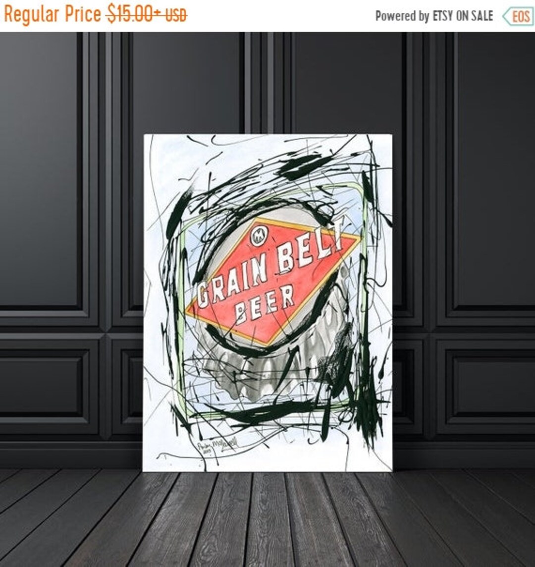 Printable Beer Decor - Bar Decor - Grain Belt Beer - Grain Belt Beer ...