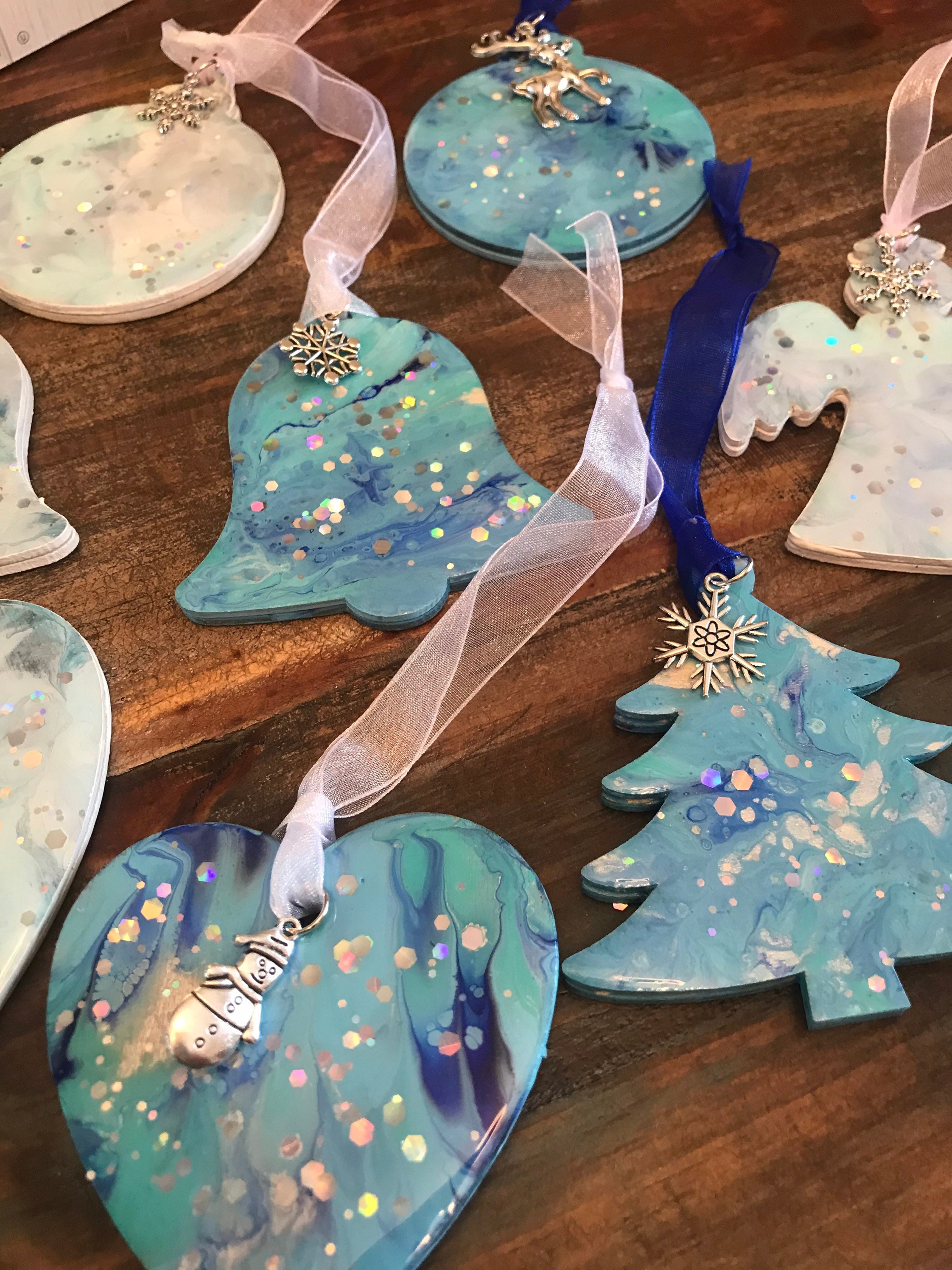 Christmas Ornament Resin Christmas Ornament Holiday T Etsy