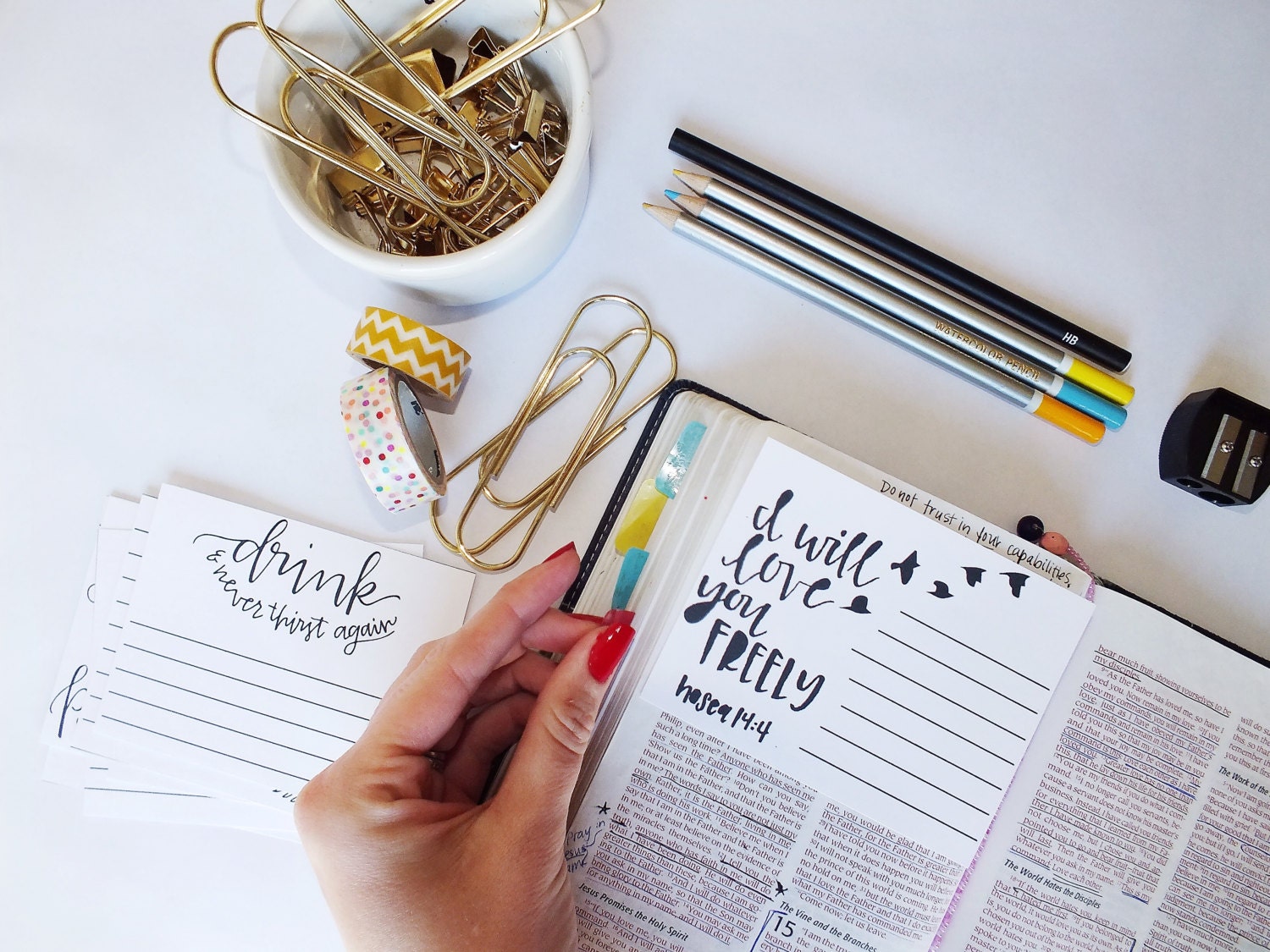 INSTANT DOWNLOAD \\ Bible Notecards, Sermon Notes, Bible Journaling ...