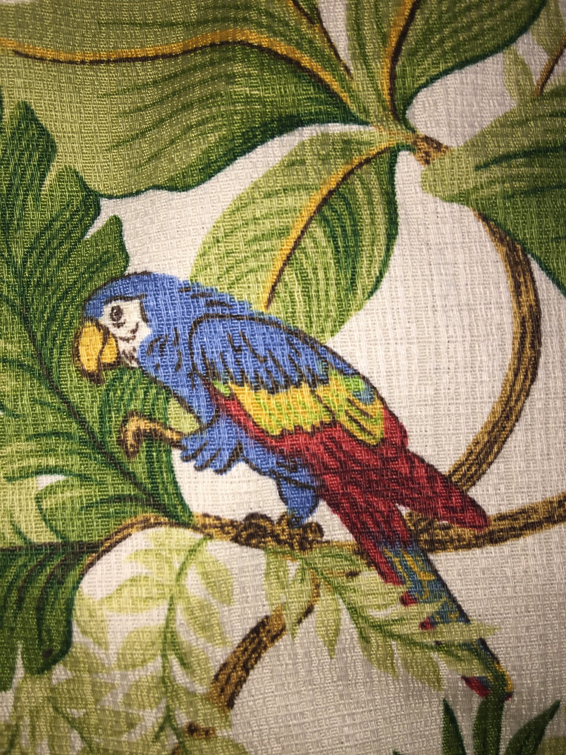 Tropical Window Valance Bird Window Valance Great for a - Etsy