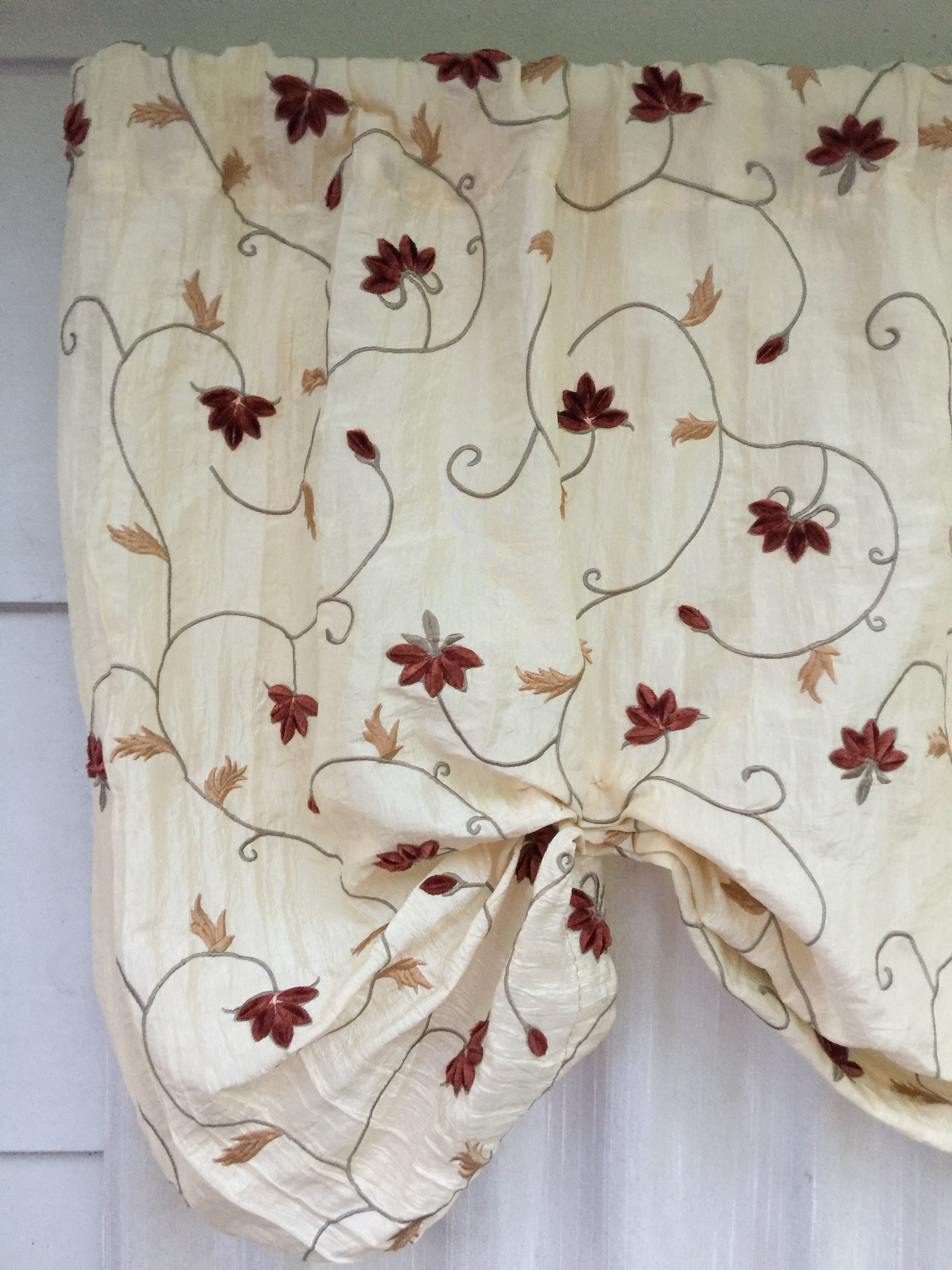 Window Valance Swag Valance Poof Valance Formal Window | Etsy